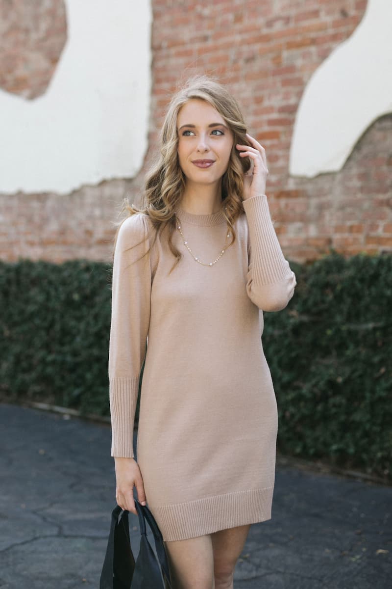 One Sweater Dress, Three Ways: Styling the Amanda Knit Mini Dress ...