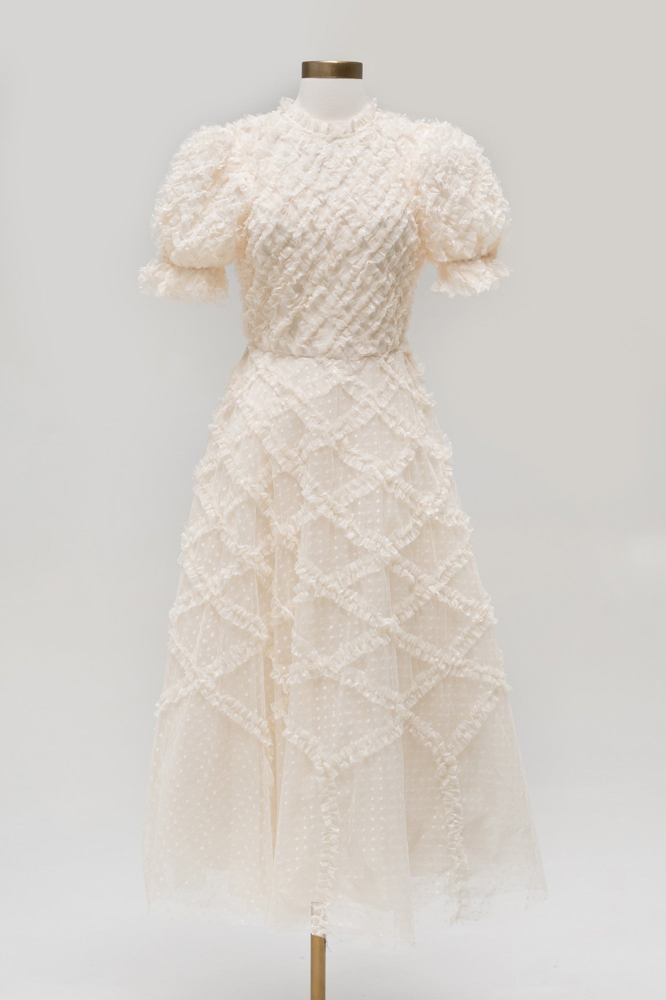 Gretchen Tulle Ruffled Dress - Morning Lavender Boutique Dresses