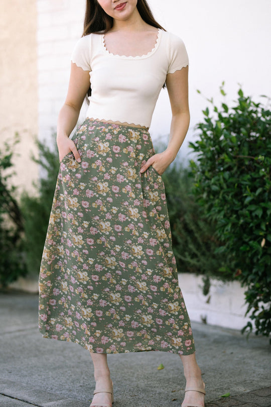 Cute Maxi Skirts, Long Skirts, Flowy Skirts – Morning Lavender