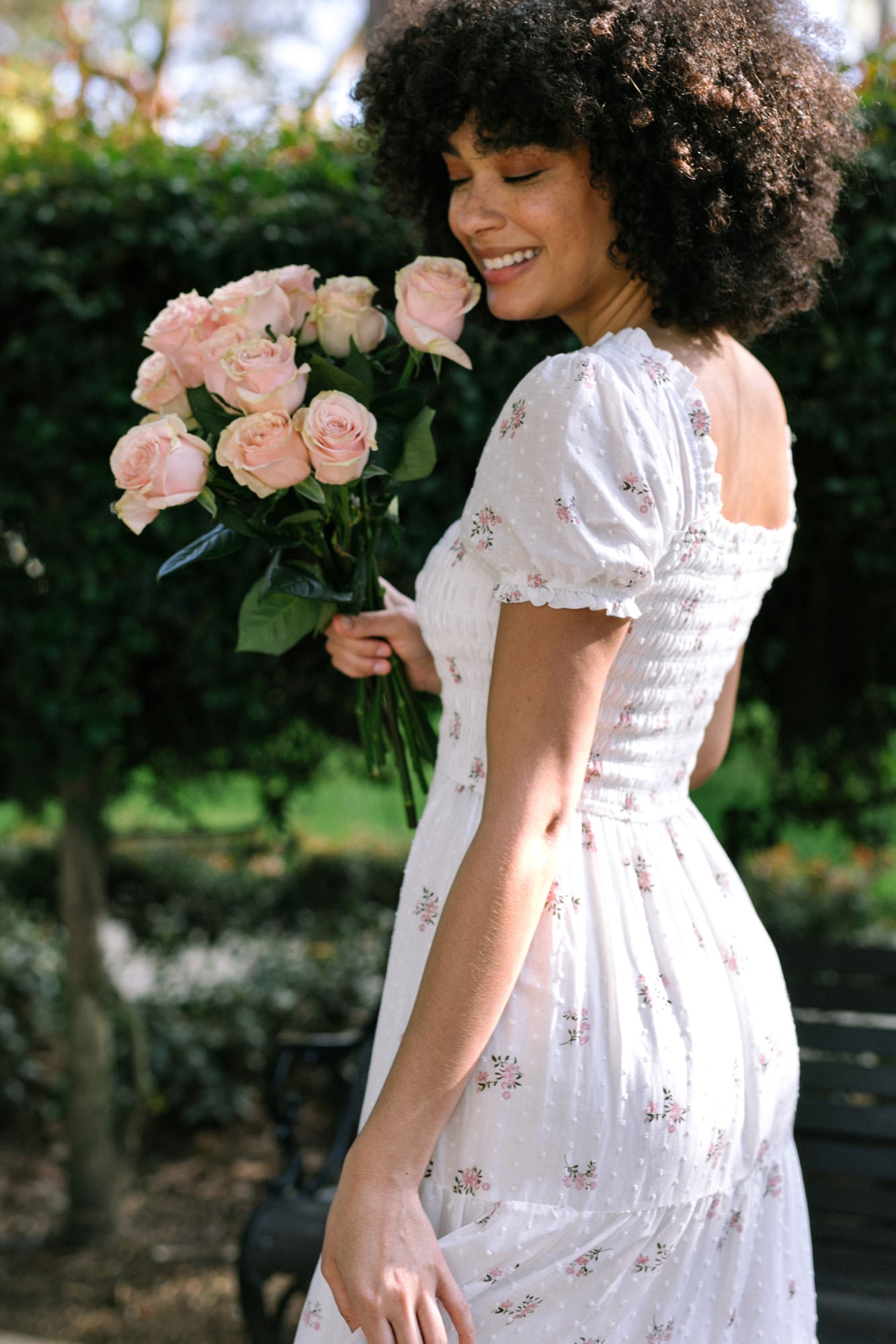 Melrose Smocked Maxi Dress - Morning Lavender Boutique Dresses