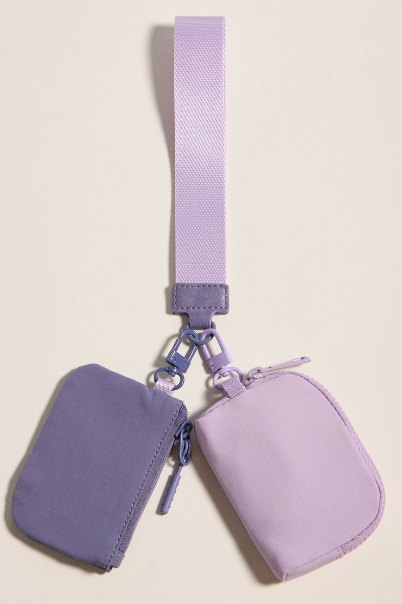 Dual Color Key Chain Wristlet – Morning Lavender