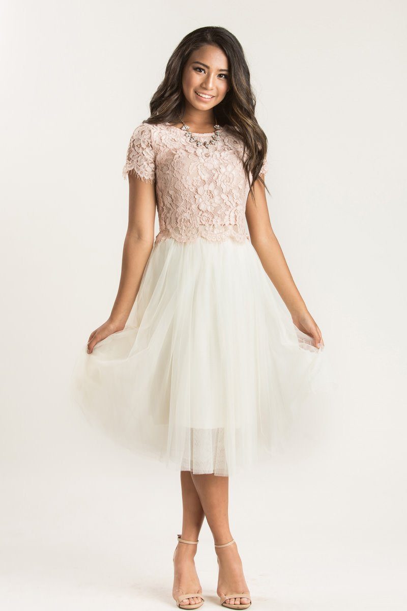 Cute Lace Tops, Bridesmaids Lace Tops - Morning Lavender